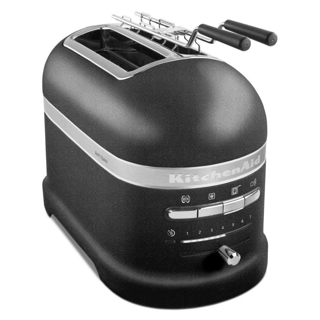 KitchenAid Artisan 2 Slice Toaster in Cast Iron Black - 5KMT2204BBK ...