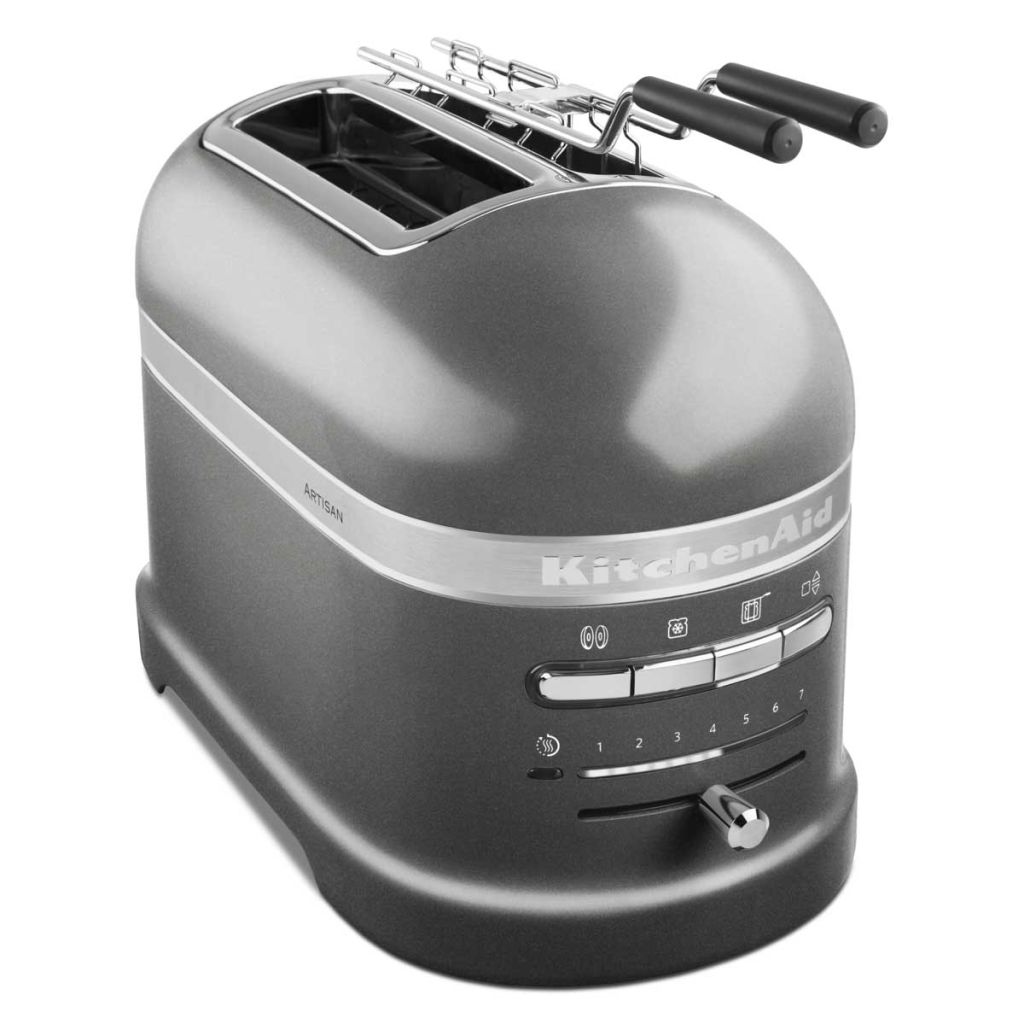 KitchenAid Artisan 2 Slice Toaster in Medallion Silver - 5KMT2204BMS ...