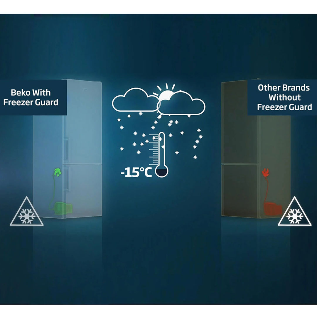 Beko CCFM3552W Frost Free Fridge Freezer 55cm Wide - Snellings Gerald Giles