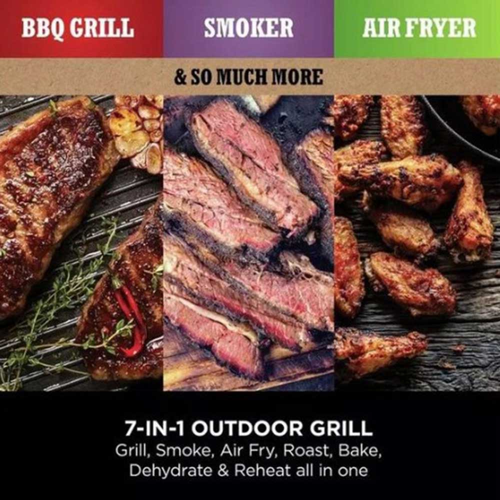 Ninja OG701UK Woodfire Electric BBQ Grill - Snellings Gerald Giles