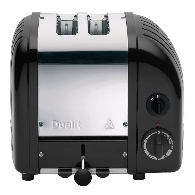 Dualit Architect 2 Slot Toaster - Brushed Stainless & Black - Snellings ...
