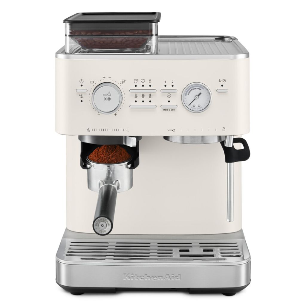 KitchenAid Semi-Automatic Espresso Machine with Burr Grinder in ...