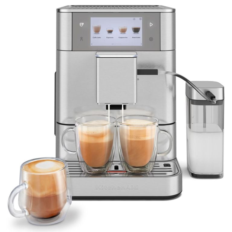 KitchenAid KF8 Fully Automatic Espresso Machine in Porcelain White ...