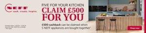 NEFF Kitchen Multibuy £500 Cashback - Snellings Gerald Giles