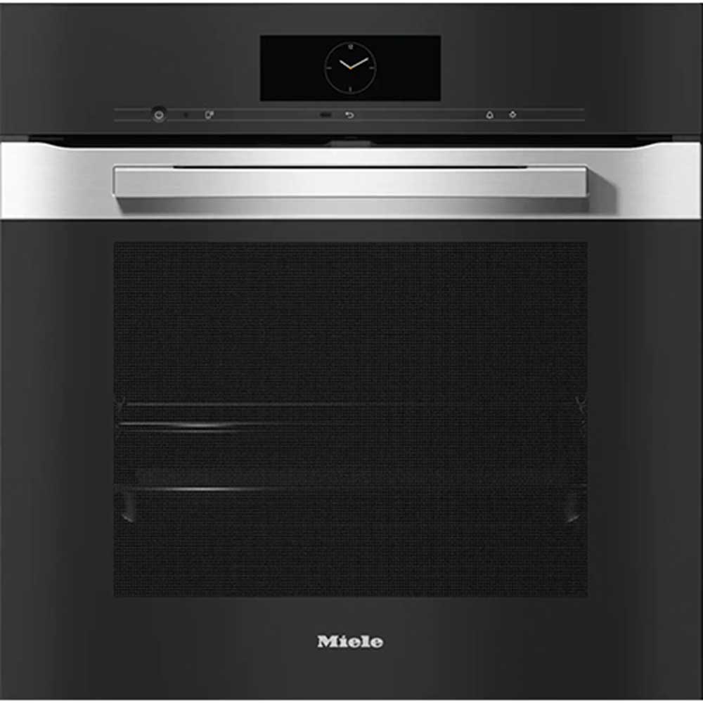 Miele H7860BP PureLine Single Multi Function Pyrolytic Oven With M ...